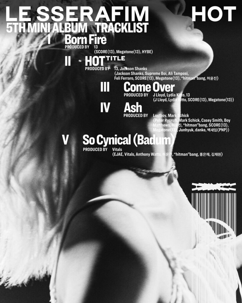 LE SSERAFIMが5thミニアルバム『HOT』のトラックリストを公開！ファンの反応を調べてみた！